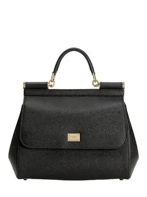 Dolce & Gabbana Large Sicily Handbag - Black
