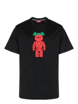 MOSTLY HEARD RARELY SEEN Slice Of Melon Bear T-shirt - Black