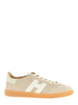 Hogan Suede Sneakers Beige