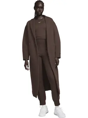 Nike Sportswear Tech Fleece Oversized Duster Jacket Brown