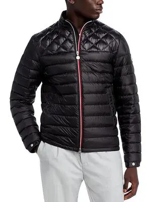 Moncler Benamou Nylon Quilted Down Jacket - Black