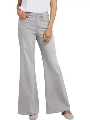 NYDJ Mia Palazzo High-waist Flare Jeans - Grenada Mist