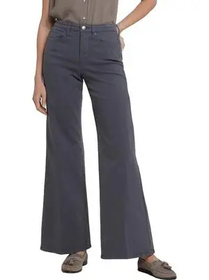 NYDJ Mia Palazzo High-waist Flare Jeans - Vintage Charcoal