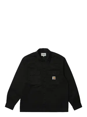Carhartt Work In Progress X Palace Long-sleeve Master Shirt - Black