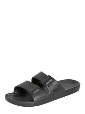 Freedom Moses Two-band Slides - Black