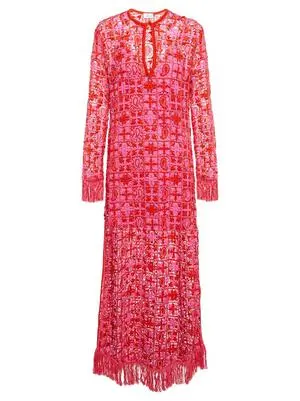 Etro Crochet Maxi Dress - Multicoloured