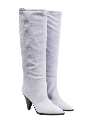 Isabel Marant Ririo Knee-high Boots - Purple