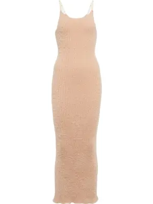 MAISON MARGIELA Ribbed-knit Midi Dress - Pink