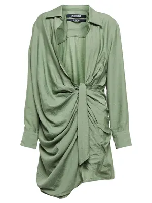 Jacquemus La Robe Bahia Minidress - Green