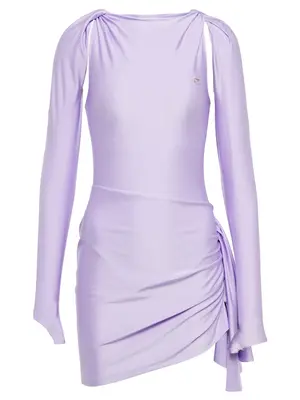 Coperni Cutout Minidress - Purple