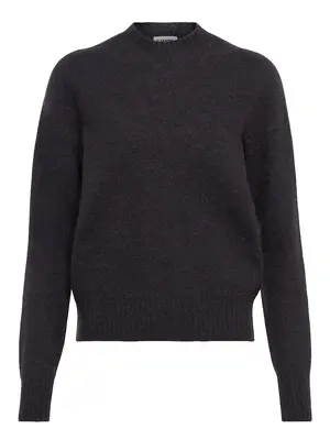 JIL SANDER Crew-neck Wool Sweater - Grey
