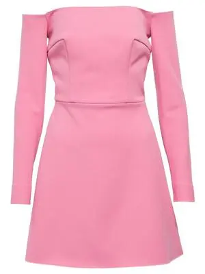 EMILIA WICKSTEAD Everleigh Crêpe Mini Dress - Pink