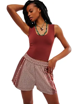 Free People Clean Lines Muscle Cami Sable