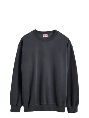 Madewell The McCarren Midweight Crewneck Sweatshirt Coal