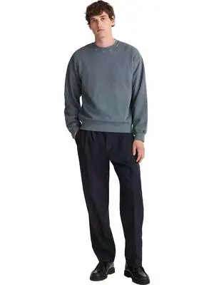 Madewell The McCarren Midweight Crewneck Sweatshirt Weathered Indigo