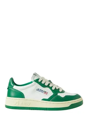 AUTRY Medalist Low Leather Sneakers - Green