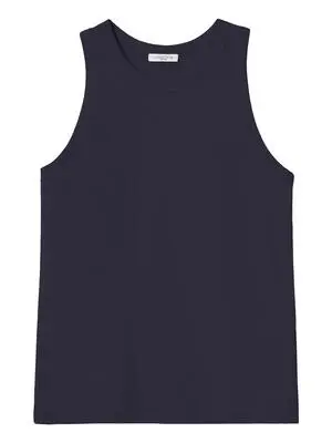 LAFAYETTE 148 NEW YORK Cotton Rib Jersey Racerback Tank