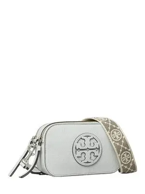 Tory Burch Mini Miller Crossbody Bag - Light Titanium