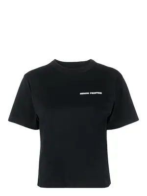 Heron Preston Logo-print Organic Cotton T-shirt - Black