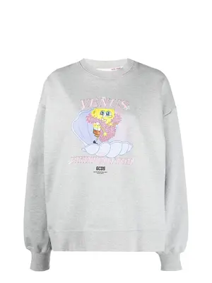 Gcds Spongebob Graphic Sweatshirt - Grey