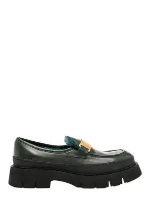 MADISON.MAISON Logo-plaque Loafers - Black