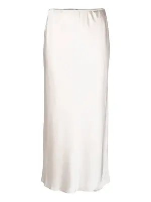 Dorothee Schumacher Silk Midi Skirt - Neutrals