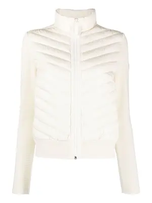 Canada Goose Quilted Knit Jacket - White