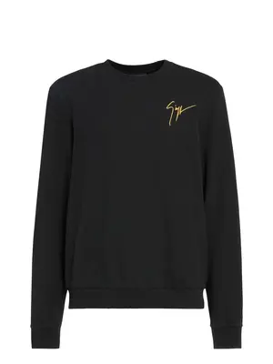GIUSEPPE ZANOTTI Dragon Crystal Sweatshirt - Black