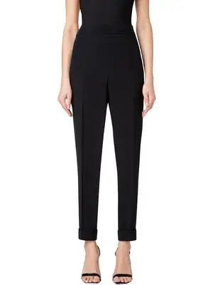 Akris Chris Crepe Ankle Pants - Black