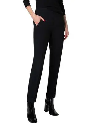 Akris Chris Crepe Ankle Pants - Black