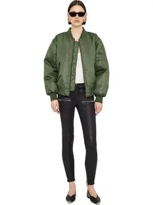 ANINE BING Leon Bomber - Army Green