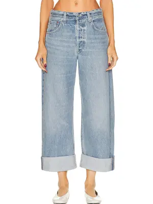Citizens Of Humanity Ayla Baggy Cuffed Crop Jeans - Skylights