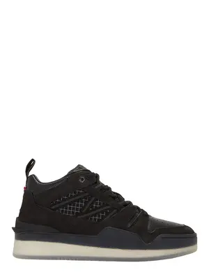 Moncler Pivot Mid High Top Sneakers - Black
