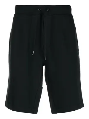 Ralph Lauren Logo-embroidered Track Shorts - Black