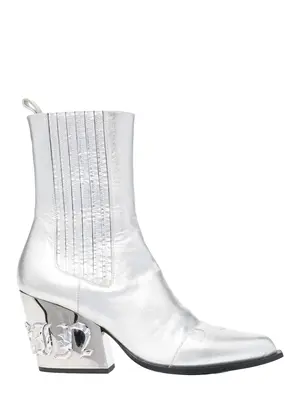 PHILIPP PLEIN Philipp Plein Gothic 85mm Mid-Calf Boots
