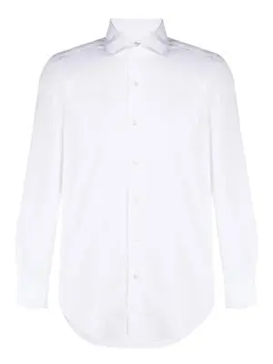 FINAMORE 1925 Long-sleeved Cotton Shirt