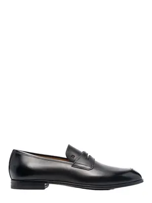 Bally Leather Penny Loafers - Black