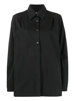 Our Legacy Oversized Long-sleeve Shirt - Black