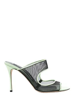 SERGIO ROSSI 90mm Open-toe Sandals - Black
