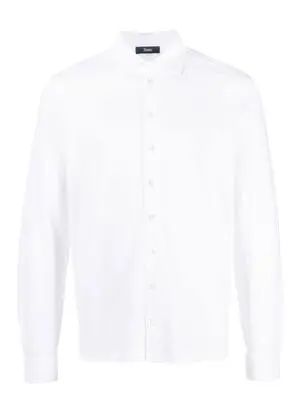 HERNO Spread-collar Cotton Shirt