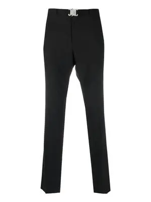 1017 Alyx 9sm Clip-buckle Straight-leg Trousers - Black