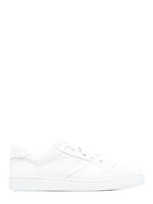 DOUCAL'S Calf-leather Low-top Sneakers - White