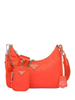 Prada Prada Re-Edition 2005 Re-Nylon Shoulder Bag Orange