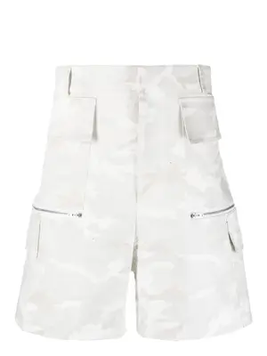 1017 Alyx 9sm Camouflage-print Cargo Shorts - Neutrals