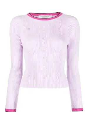 Philosophy Di Lorenzo Serafini Ribbed-knit Top - Pink