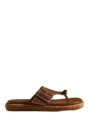 KELSI DAGGER BROOKLYN Theory Sandals Brown