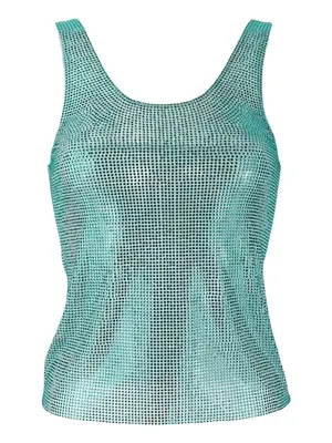 Giuseppe Di Morabito Rhinestone-embellished Tank Top - Blue