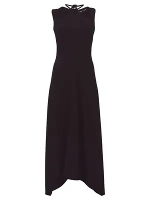 Proenza Schouler Matte Crepe Dress - Black