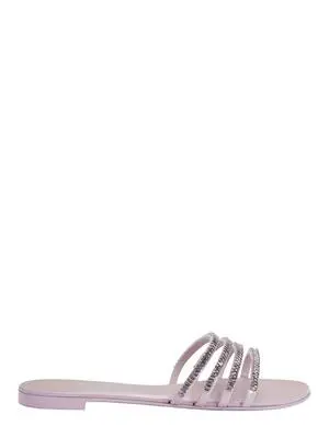 GIUSEPPE ZANOTTI Iride Crystal-embellished Sandals - Pink