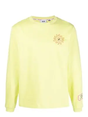 GCDS Graphic Sun Print Top